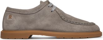 Tommy Hilfiger Halbschuhe Tommy Hilfiger Lightweight Suede Apron Toe FW0FW09262 Grau
