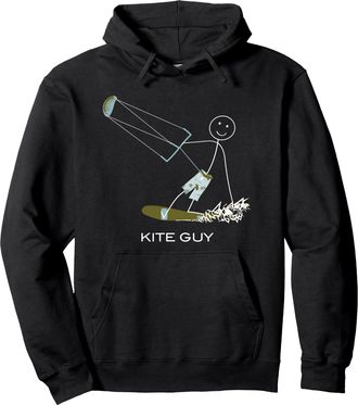 Whyitsme Design Lustiges Herren Kiteboarding Guy Boy Kitesurfer Pullover Hoodie