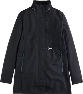 Fay Femme, Manteaux, Bleu, Taille: 42 FR New Virginia Drawstring + Hook Jacket