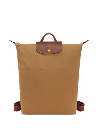Longchamp sac &agrave; dos Le Pliage m&eacute;dium - Marron