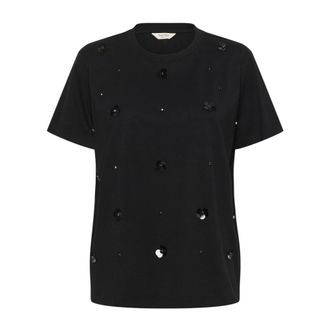 Part Two Damen, Oberteile, Schwarzk, MGröße