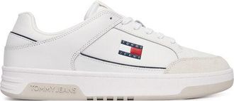 Tommy Jeans Sneakers Tjm Cupsole Leather EM0EM01660 Wei&szlig;
