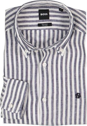 HUGO BOSS Herren Hemd blau