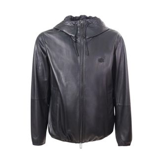 Emporio Armani Herren, Jacken, Schwarzk, XLGröße