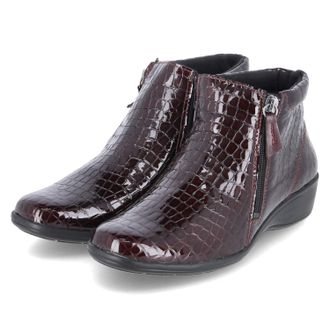 Beliana 720/11749 Bordo orthop&auml;discher Stiefel mit Kaltfutter Lackleder Damen in rot - Gr. 39