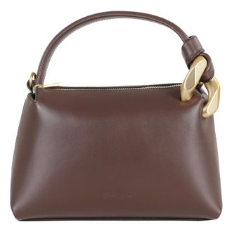 J.W.Anderson Femme, Sacs, Brun, Taille: ONE Size Petit Sac dAngle Marron avec Fermeture Éclair