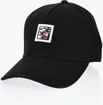 Dsquared2 Cotton Baseball Cap with Patch size One Size