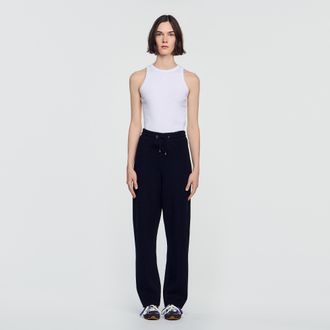 Sandro Pantalon de jogging &agrave; strass