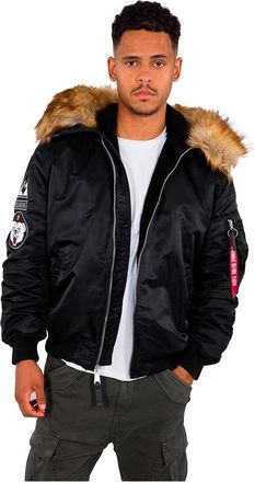 Alpha Industries MA-1 Hooded Arctic Bomberjacke f&uuml;r Herren Black