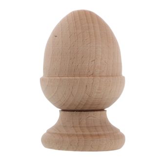 NUOBESTY INOOMP Dekorative Holzpfostenaufs&auml;tze f&uuml;r Z&auml;une und Bettpfosten - Dekorative Bettpfostenaufs&auml;tze, Gardinenstangen-Endkappen, DIY-Bastelarbeiten f&uuml;r Tr