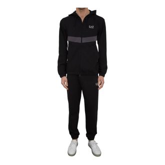 Emporio Armani Schwarzes Trainingsanzug Set - - Sport - Herren - Schwarzk - 2XL