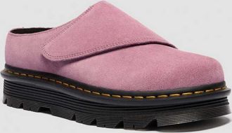 Dr. Martens Su&egrave;de Zebzag Anywair Wildleder Plateau Mules in Rosa, Gr&ouml;&szlig;e: 36