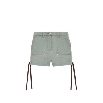 Loewe Short utilitaire en denim de coton