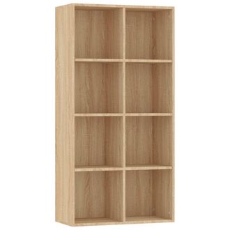 Generic B&uuml;cherregal aus Holzwerkstoff, Kann Als Sideboard, Offenes Lagerregal mit Gitterf&auml;chern f&uuml;r Wohnzimmer, Schlafzimmer und Heimb&uuml;ro Verwendet Werden (66
