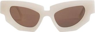 Kuboraum unisex, Accessoires, Blanc, Taille: ONE Size F5 Lunettes de soleil
