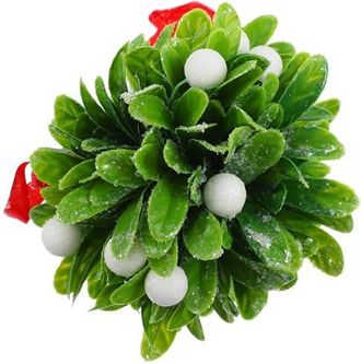 Aboofan 1 Pc Bulbes De Gui Boule De Gui Artificielle Boule Dornement De D&eacute;cor De De De No&euml;l De De Plantes De Charme Plastique Int&eacute;rieur