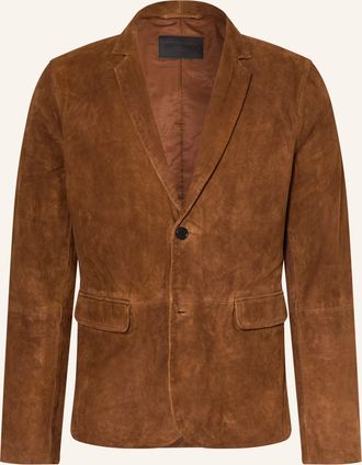 AllSaints Allsaints Ledersakko Monet Regular Fit braun