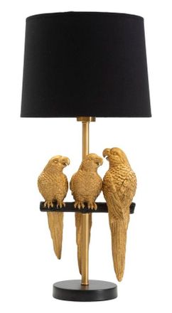 Charme 1921 Table Lamp Parrots cm &oslash; 30x62.5