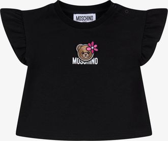 Moschino T-Shirt aus Baumwolljersey Moschino Teddy Bear - Schwarz