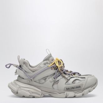 Balenciaga Track Trail Sneakers in yellow, purple, brown and black