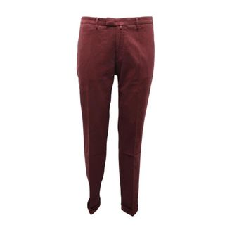 BRIGLIA 1949 Burgunder Hose Made in Italy - - Trousers - Herren - Rot - 2XL