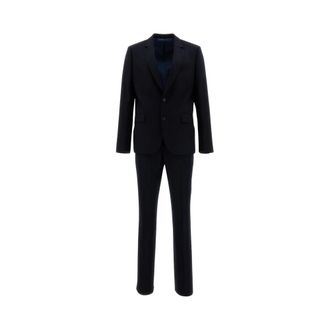 Paul Smith Ma&szlig;geschneiderter Zweiknopf-Anzug aus Woll-Twill - - Suits - Herren - Blau - L