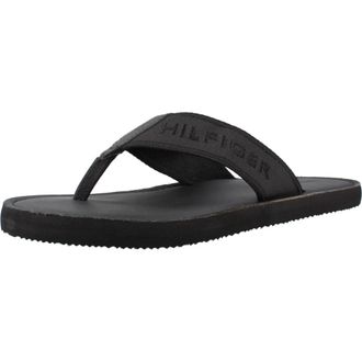 Tommy Hilfiger Leather Beach - - Shoes - Herren - Schwarzk - 42 EU