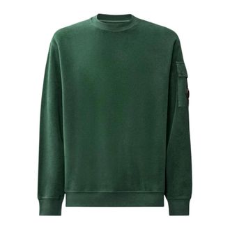 C.P. Company Crewneck Sweatshirt - - Sweatshirts & Hoodies - Herren - Gr&uuml;n - L