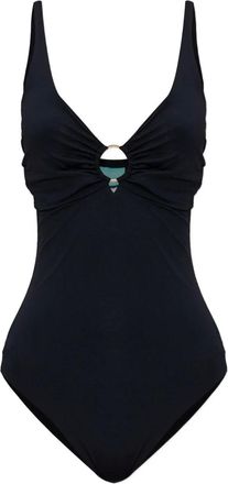 Melissa Odabash ring-detail swimsuit - Noir