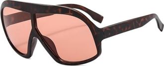 Generic Lunettes De Soleil &Agrave; Monture Large For Hommes, For La Conduite, Les Vacances, Le Plein Air, Sport, For Femmes(Brown)