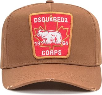 Dsquared2 Homme, Accessoires, Brun, Taille: ONE Size Casquette de baseball Canadian Patch