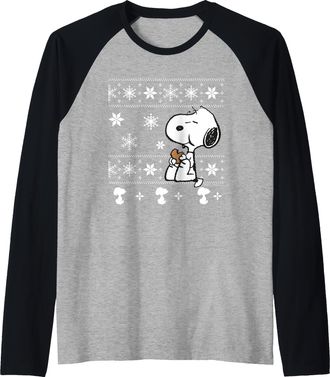 Peanuts Snoopy Cookie Wintertime Raglan
