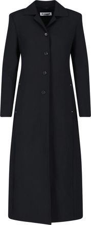 Jil Sander Manteau Au Genou - Noir
