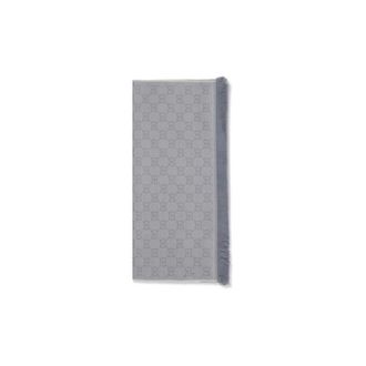 Gucci Luxuri&ouml;ser Wollschal mit zeitlosem Design - - Accessories - Damen - Grau - ONE SIZE