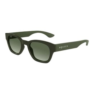 Alexander McQueen Am0530S Sonnenbrille - - Accessories - Herren - Gr&uuml;n - 49 MM