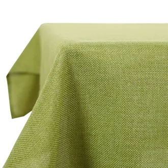 Deconovo Tischdecke Abwaschbar Leinenoptik Tischdecken Kratzfest Tischwäsche Wasserabweisend mit Lotuseffekt Tischtuch für Esstisch Küche Garten Esszimmer, 137