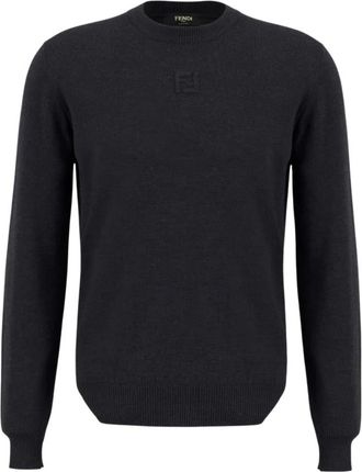 Fendi Herren, Strickwaren, Schwarzk, XLGr&ouml;&szlig;e