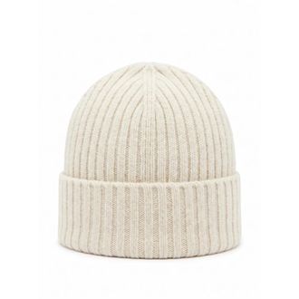 Fedeli Bonnet Web Knit - Homme - Accessoires - Blanc - Taille: ONE Size