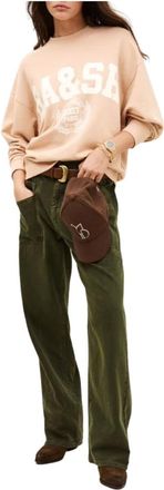 BA&SH Femme, Sweatshirts et sweats &agrave; capuche, Rose, Taille: 40 FR Benjamin SweaT-shirt