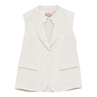 Twinset Damen, Jacken, Beige, MGr&ouml;&szlig;e