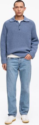 Arket OCEAN Loose Straight Jeans -Blau