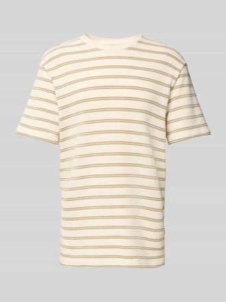 Only & Sons T-Shirt mit geripptem Rundhalsausschnitt Modell IAN