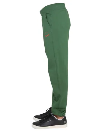 Paul Smith Organic Cotton Jogging Pants - Green