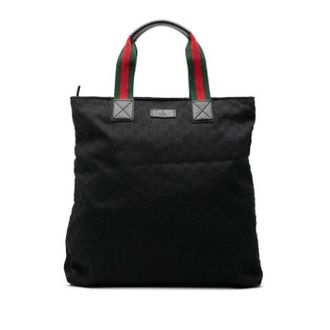 Gucci Pre-owned Nylon Tote Bag - - Pre-owned - Damen - Schwarzk - ONE SIZE