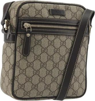 Gucci Sac bandouli&egrave;re GG Canvas Pre-owned - Femme - Pre-owned - Beige - Taille: ONE Size