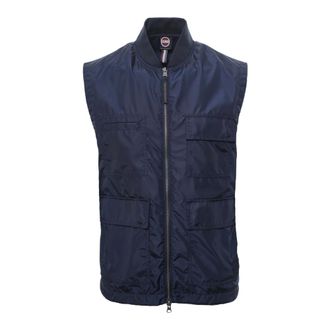 Colmar Homme, Vestes, Bleu, Taille: M Bomber Gilet Canvas