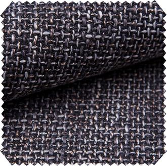 Novely LANZ Premium Möbelstoff | Schwerer Webcharakter | grob gewebter Polsterstoff | Struktur-Stoff | 15 Farben | Meterware | 1lfm (17 Graphit)