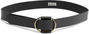 Pieces PCPILJA Leather Jeans Belt FC Noos Ceinture en Cuir, Noir, 95 cm Femmes