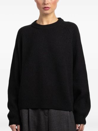 Dusan ribbed sweater - Schwarz