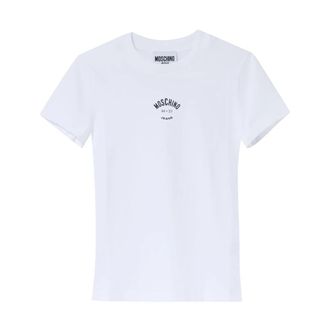 Moschino T-shirt Logo Nuovo - - Tops - Damen - Wei&szlig; - S